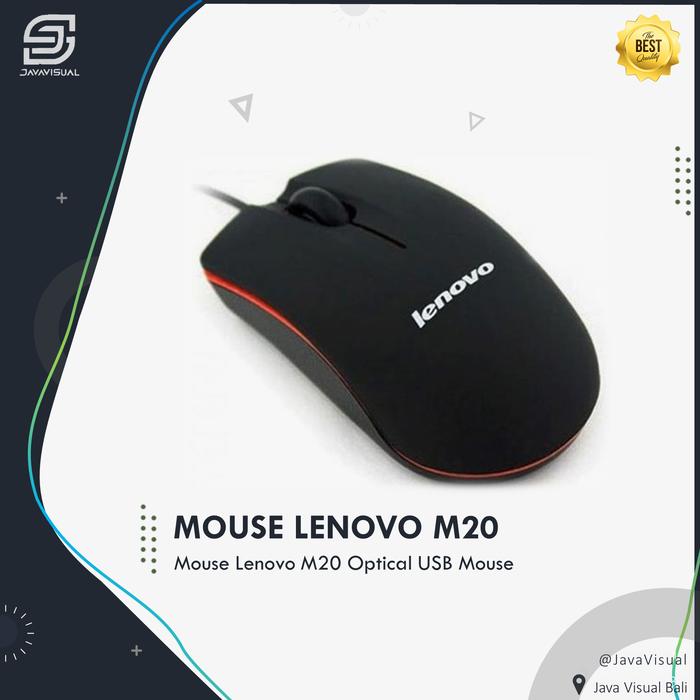 Jual Mouse Lenovo M20 Optical USB Mouse - Mouse M20 - M20 - Kota ...