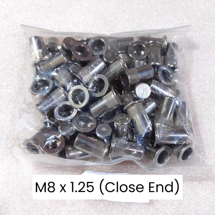 Jual Mur Rivet Tanam M8 Stainless Steel 304 Rivet Nut Insert Nut Close ...