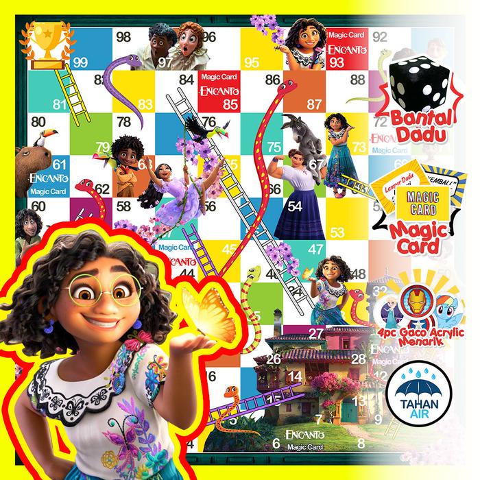 Jual ULAR TANGGA JUMBO 2 x 2 METER - ENCANTO DISNEY | GIANT SNAKE ...