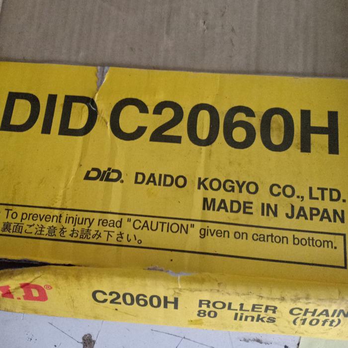 Jual RANTAI C2060H DID ROL KECIL BESI DOUBLE PITCH CHAIN CONVEYOR C ...