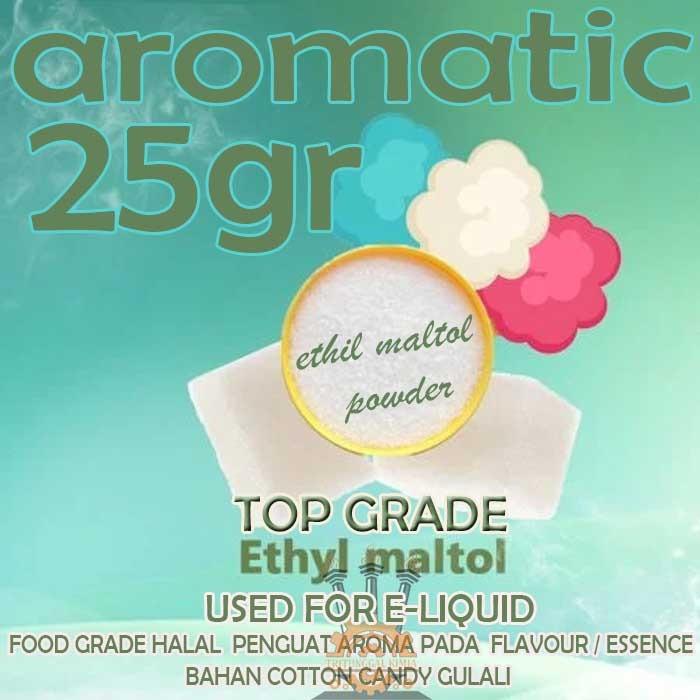 Jual Ethil Maltol Powder 25gram Sweetener Cotton Candy Ethyl Maltol ...