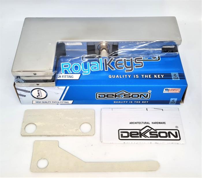 Jual Patch Fitting PT 40 Dekson Dekkson Penjepit Engsel Pintu Kaca Atas ...
