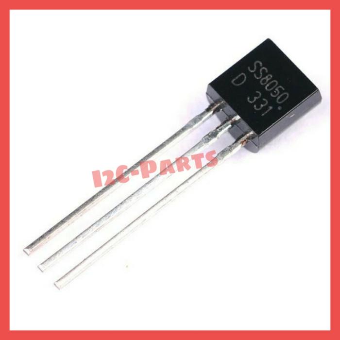 Jual SS8050 SS8050D Transistor TO-92 NPN Bipolar Junction Transistor ...