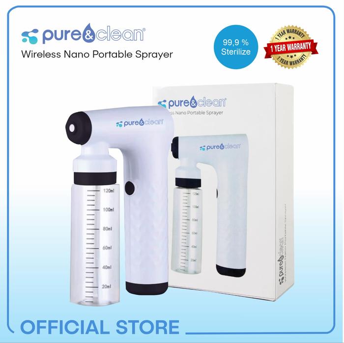 Jual Wireless Nano Portable Mist Spray Gun Bottle - Pure & Clean ...