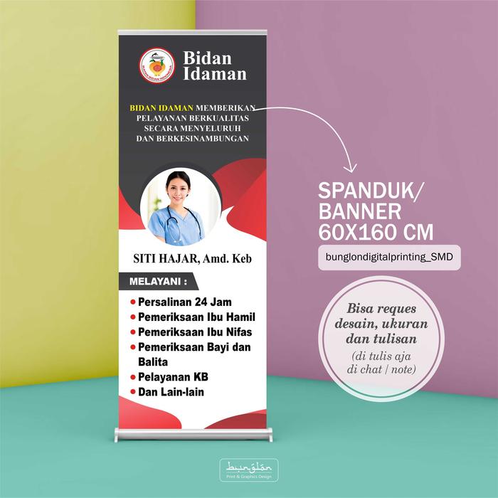 Jual Spanduk Banner Praktek Bidan Mandiri, Bidan Idaman Mod - Kab ...