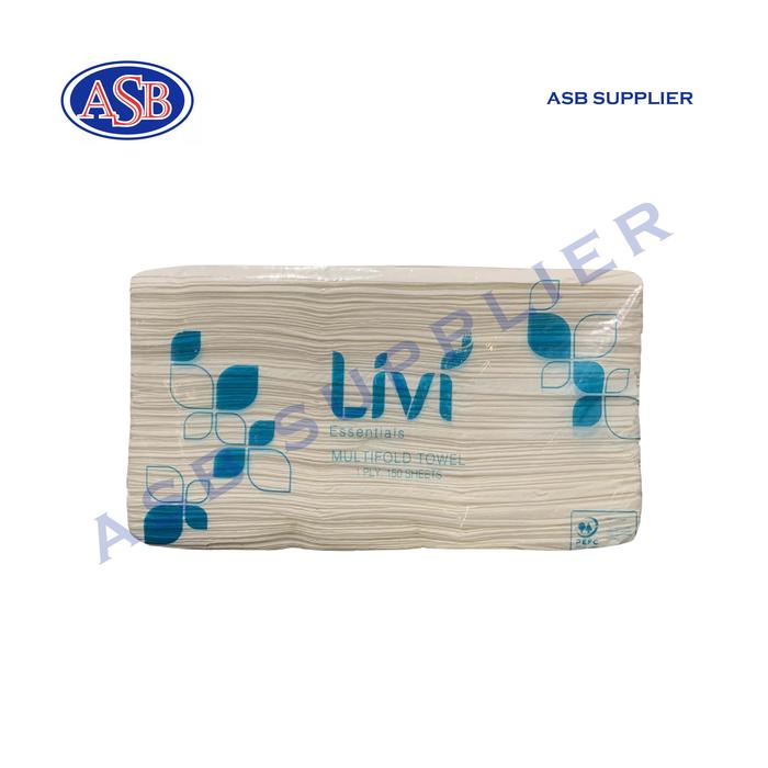 Promo Tissue / Tisu LIVI Evo Premium Essentials Multifold Towel (150 ...