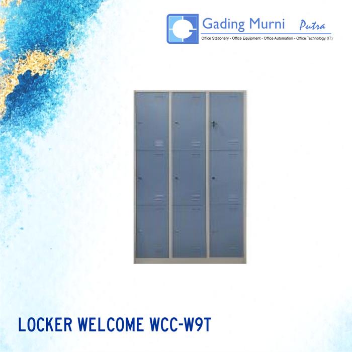 Jual Lemari Locker Loker Besi 9 Pintu Merk Welcome WCC-C9T 9 Doors ...