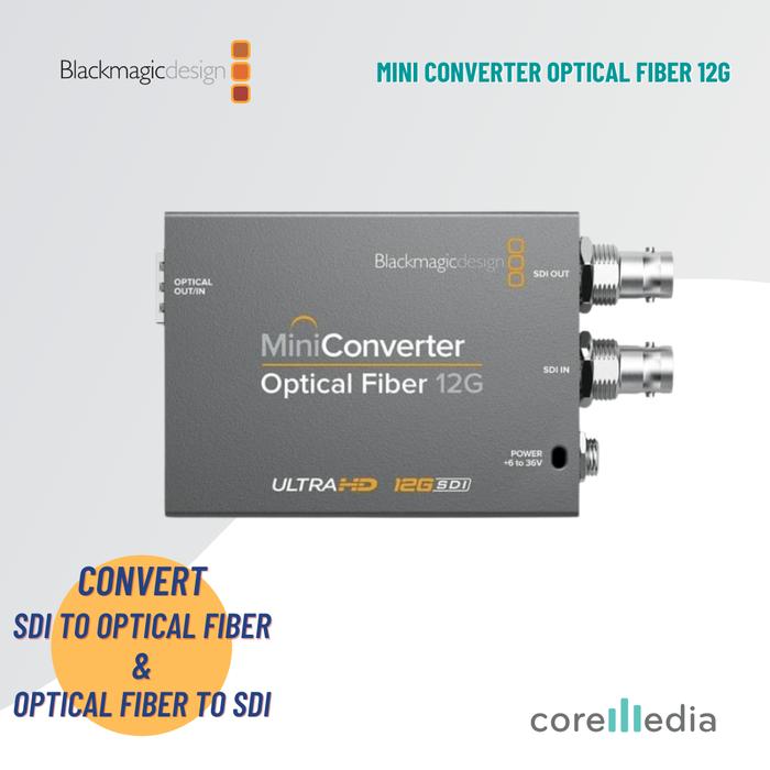 Promo Blackmagic Design Mini Converter Optical Fiber 12G Cicil 0% 3x ...