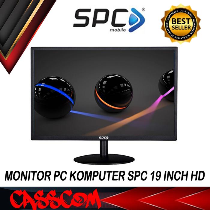 Jual MONITOR PC KOMPUTER SPC 19 INCH HD GARANSI RESMI - Jakarta Selatan ...