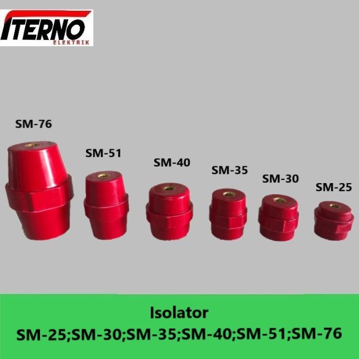 Jual Isolator Busbar SM 51-8 SM51 Merah Iterno - Kota Tangerang - ITERNO ELEKTRIK | Tokopedia