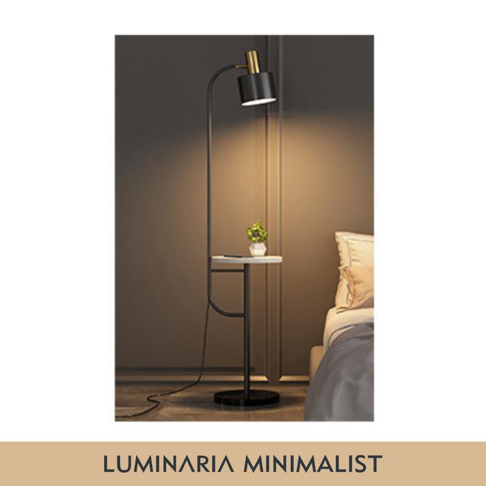 Jual Retro Side Table Standing Lamp Lampu Berdiri Baca Hias Minimalist ...