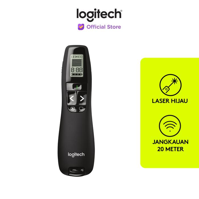 Promo Logitech R800 Remote Pointer Presentasi Wireless Laser Hijau ...