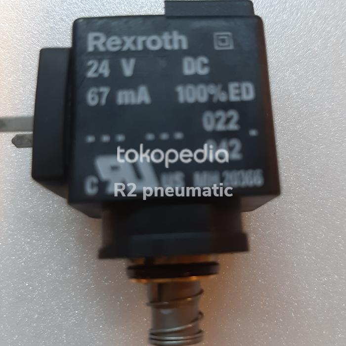 Jual COIL SOLENOID VALVE PNEUMATIC REXROTH 572 840 042 0 0670. 48.09 ...
