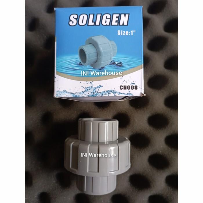 Jual Soligen Watermur Water Mur PVC 1" 1 Inch Inci Pompa Union Fitting ...