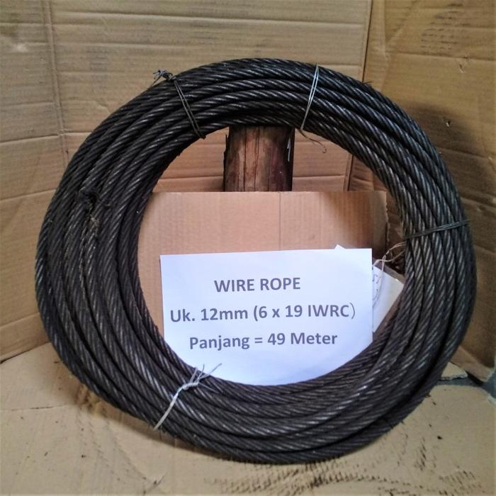 Jual Wire Rope / Kawat Seling Baja 12 mm (6 x 19 IWRC) - 49 Meter - Jakarta Utara - AKS1963 ...