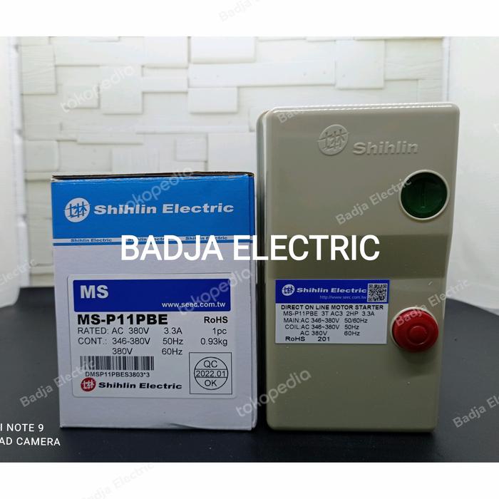 Jual DOL Starter / Magnetic Switch MS-P11PBE 1,7A~9A Shihlin 220V / 380V - Jakarta Pusat - Badja ...