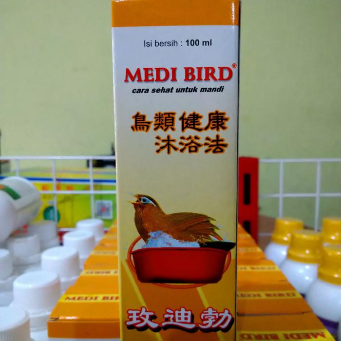 Jual obat kutu burung, shampoo burung, sampo burung medibird kemasan ...