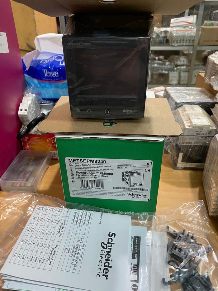 Jual METSEPM8240 PM8240 /PM8000 POWER METER DIGITAL SCHNEIDER ORIGINAL ...