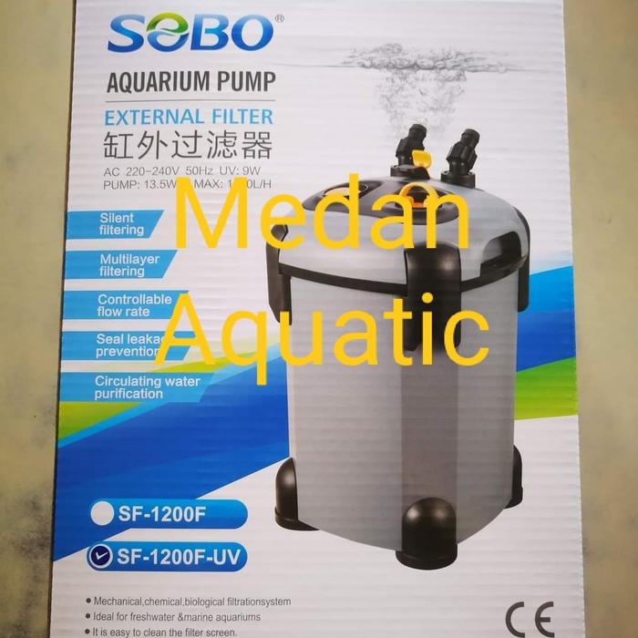 Jual Sobo External Filter Canister SF 1200 F UV sf1200f uv - Kota Medan ...