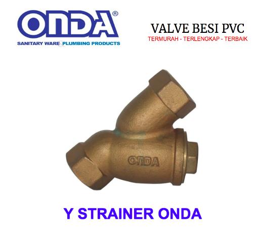 Jual Y STRAINER ONDA 1 INCH / Y STRAINER ONDA KUNINGAN 1" ORIGINAL ...