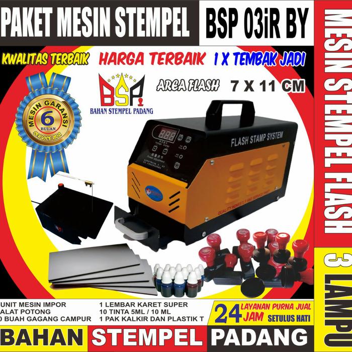 Jual MESIN STEMPEL FLASH IMPOR BSP 03iR BY PAKET LENGKAP - Kab. Pasaman ...