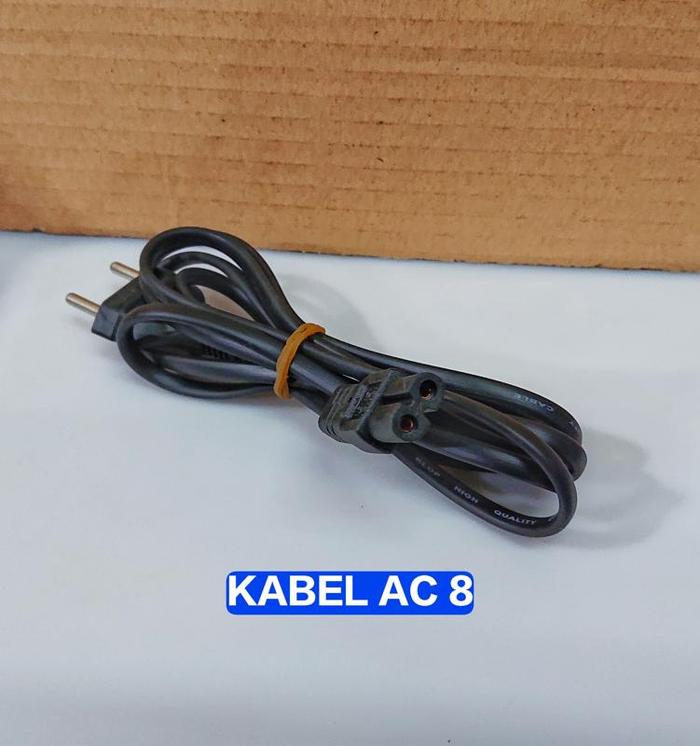 Jual Kabel AC POWER Angka 8 Kabel Power Listrik 2 PIN AC CORD Printer 1.8M - Kota Pontianak ...