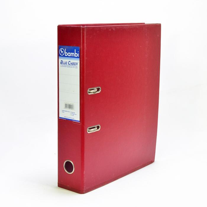 Jual Ordner Bambi Lever Arch File FC F4 - 1010 arsip dokumen - Red ...