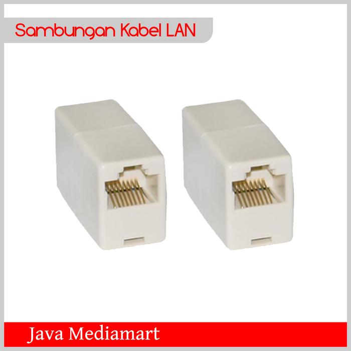 Jual Barrel sambungan kabel lan Rj45 Female to Female - Kota Surakarta ...