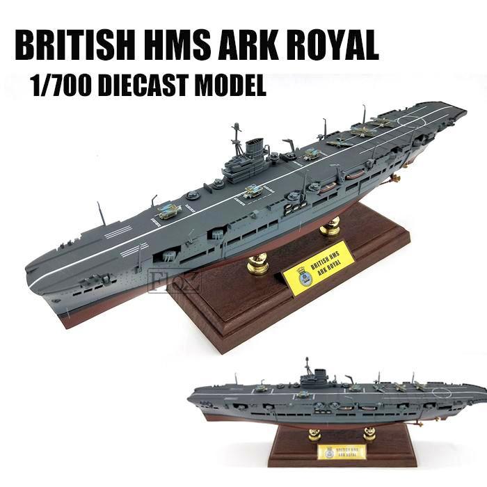 Jual Diecast Kapal Induk Perang Dunia II HMS Ark Royal 91 Skala 700 ...