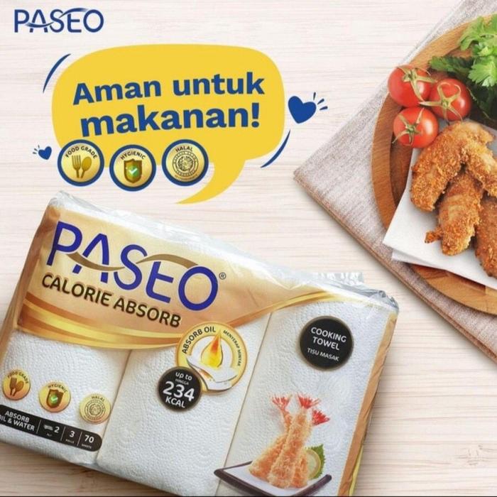 Jual Tissue Paseo Serap Minyak Makanan/ Kitchen Towel / Tissue Dapur ...