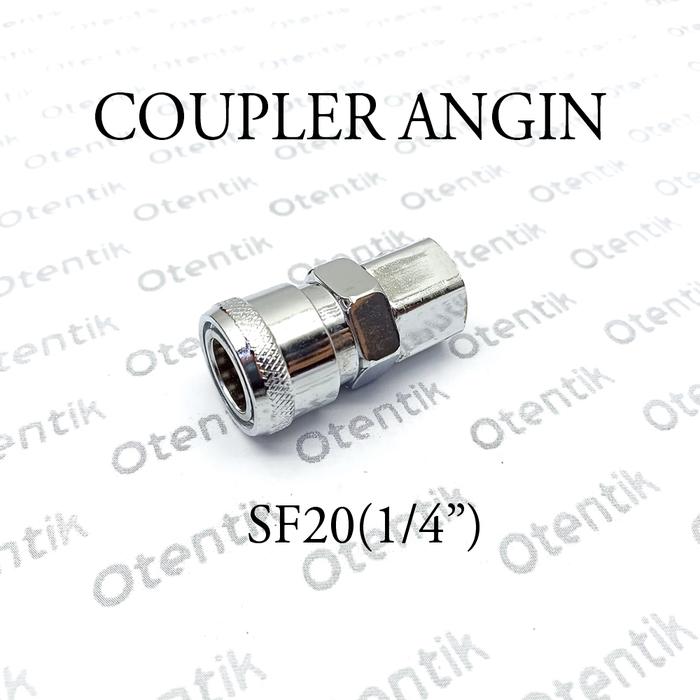 Jual COUPLER SF 20 DRAT DALAM SAMBUNGAN SELANG KOMPRESOR FEMALE ...