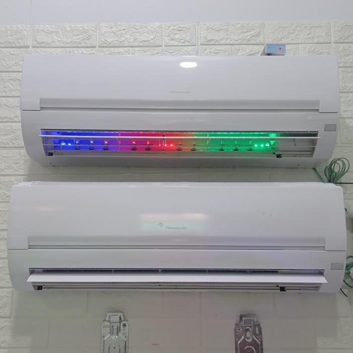 Jual kipas Angin model AC Ukuran 2pk Remot Led Rainbow Mesin Original ...