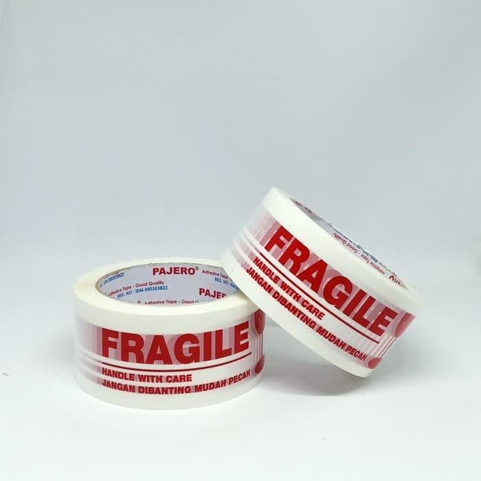 Jual Isolasi Fragile Putih 48mm x 50 Meter 45 Micron PAJERO - Kota ...