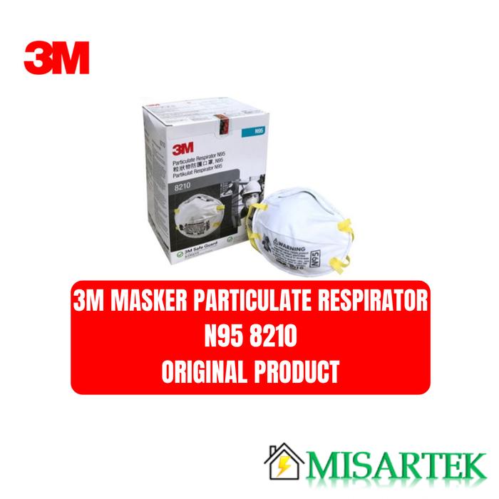 Jual 3M Masker N95 8210 Particulate Respirator (1 Box = 20 Pcs) Original - Kota Jambi ...