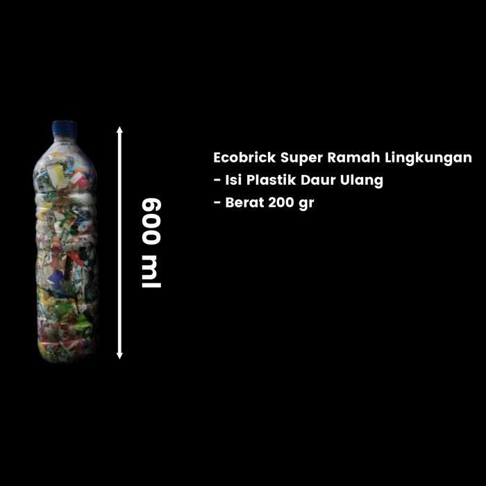 Jual Ecobrick Botol Ramah Lingkungan 600ml Berat 200gr - Kota Tangerang ...