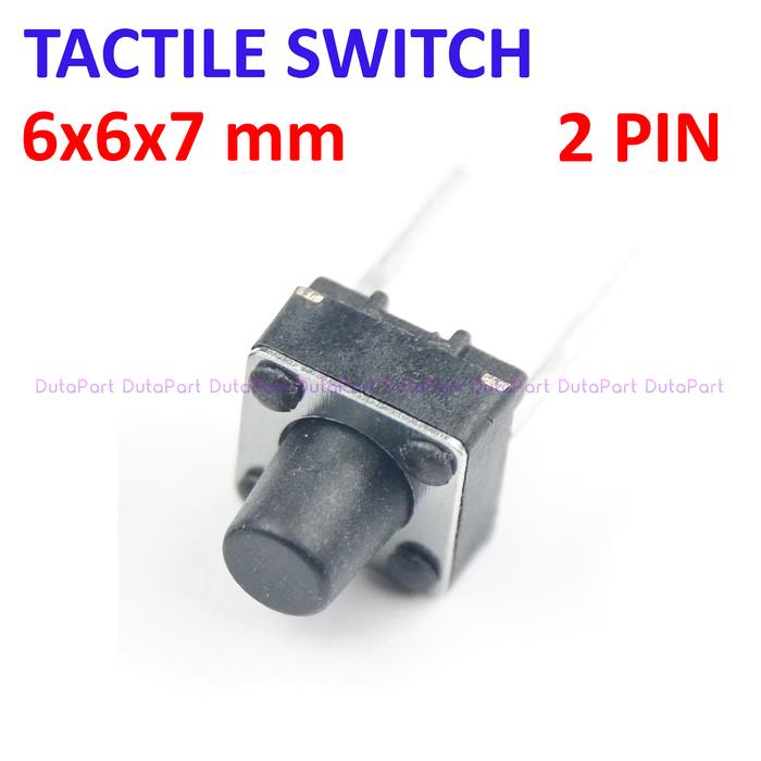 Jual Tactile Switch Push Button 6x6 mm 2 PIN KAKI SILAHKAN PILIH UKURAN ...