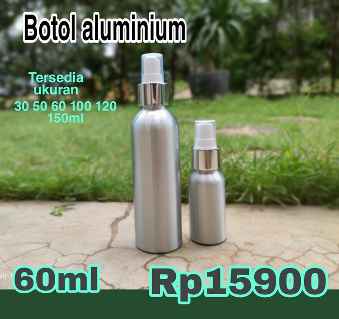Jual Botol Spray Botol Aluminium 60ml Aluminium Botol Parfum Aluminium ...