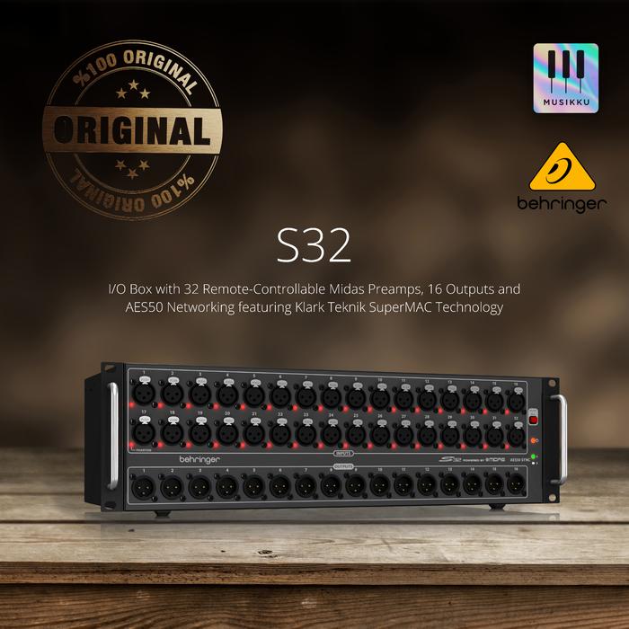 Jual Behringer S32 32-Channel Digital Snake Mixer Audio - Kota Bandung ...