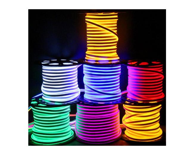 Jual Lampu Neon Flex LED Selang flexible sign strip fleksibel 1 Roll ...