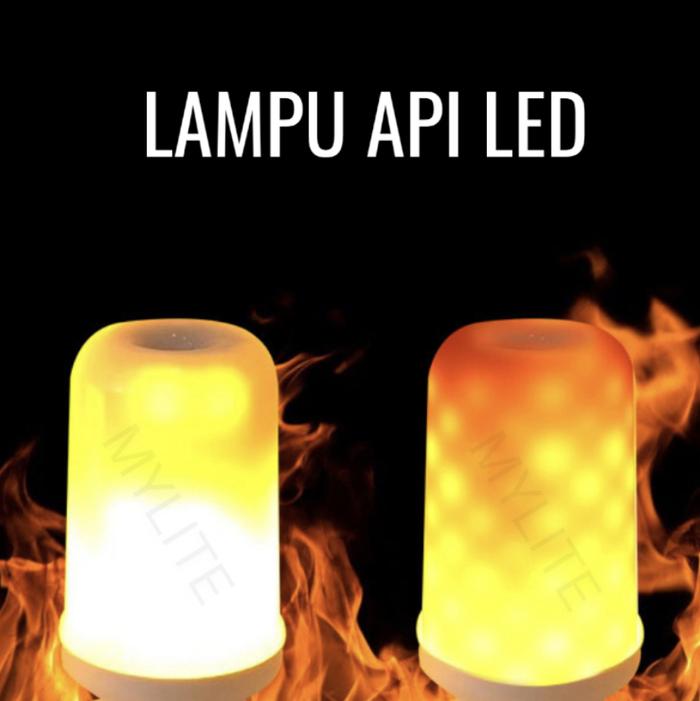 Jual Lampu Dekorasi Efek Api Obor Led Flame Effect Bulb 7 Watt - Kota ...