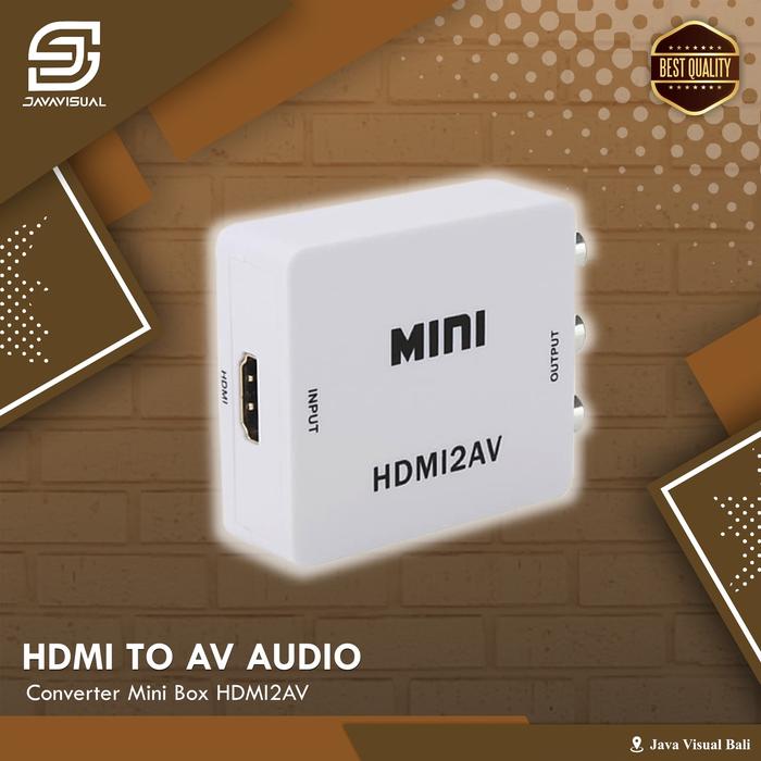 Jual HDMI To AV 1080P RCA CVBS Adapter Mini HDMI2AV Converter Box ...