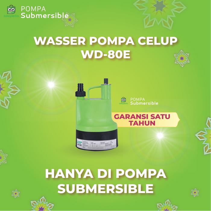 Jual Pompa Celup / Pompa Kolam Wasser WD-80E (WD 80 E) - Kota Surakarta ...