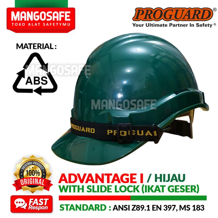 Jual Proguard Advantage 1 Safety Helmet slide lock Helm Ikat Geser ...