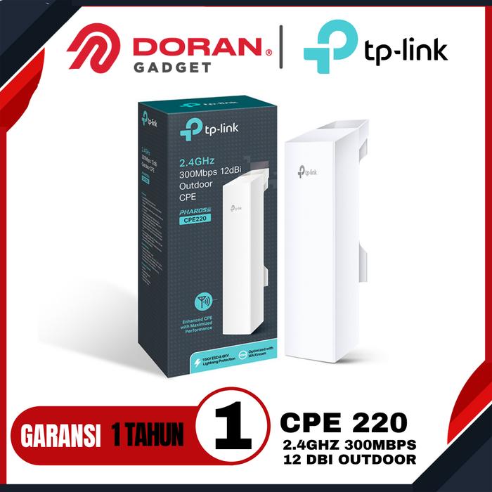Promo TPLINK CPE220 Access Point Outdoor 2.4Ghz 12dBi300Mbps TP-LINK ...