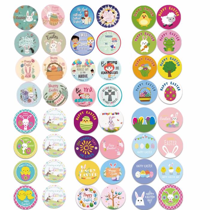 Jual STIKER MINI HARI PASKAH/ STICKER ROHANI HAPPY EASTER DAN AYAT ...