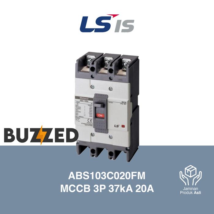 Jual LS MCCB 3P 16A - 125A 37kA ABS103c FMU Metasol LSis - 20A ...