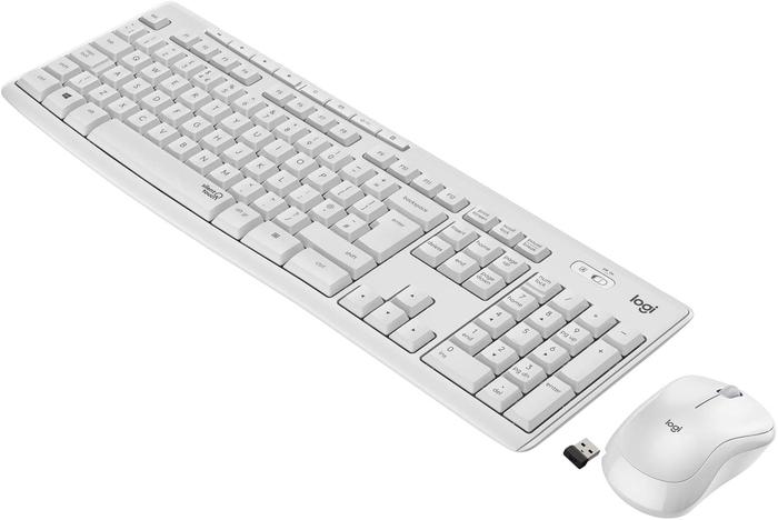 Promo Logitech MK295 Silent Wireless Combo Keyboard dan Mouse - Putih ...