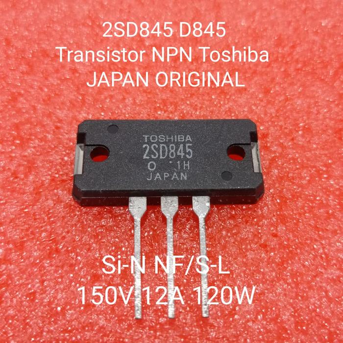 Jual 2SD845 D845 transistor NPN Toshiba Japan ORI - Jakarta Barat ...