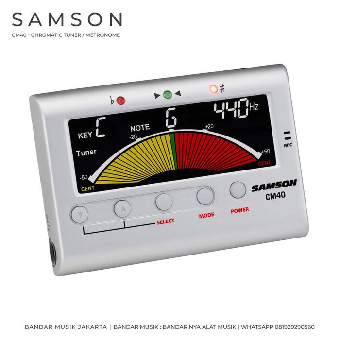 Jual SAMSON METRONOME/TUNER CM40, BMJ - Jakarta Pusat - Bandar Musik ...