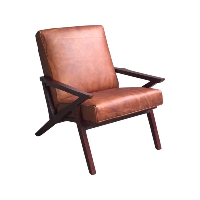 Jual Elmo Chair Single: Lounge Chair dengan Cover Kulit - Kab ...